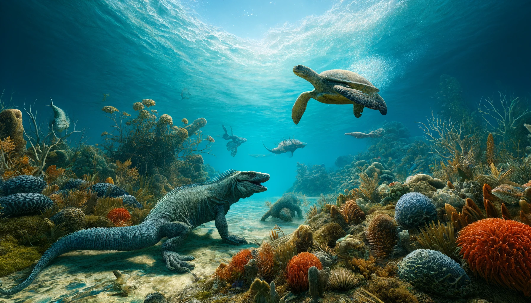 Reptiles marinos: Dominadores ancestrales del océano - La Mar de Deseo